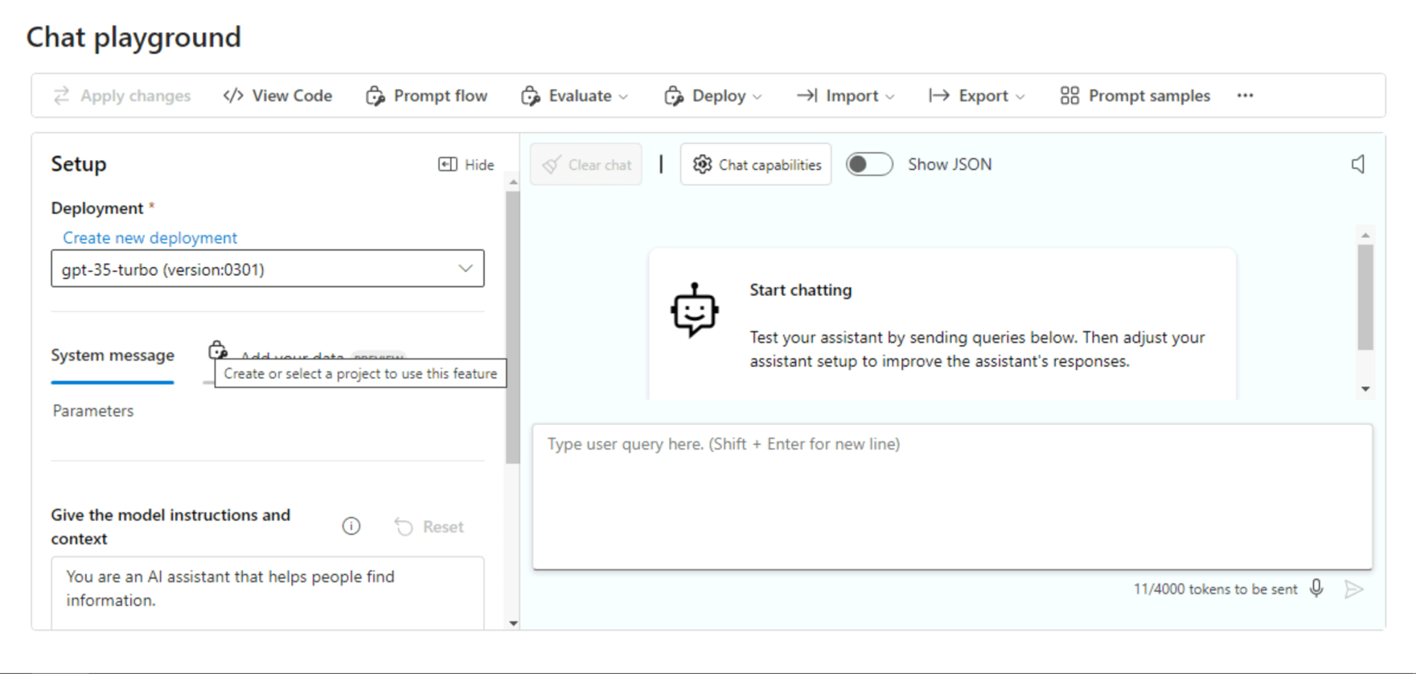 Azure AI Studio – Chat Playground and API Management | Journey Of The Geek