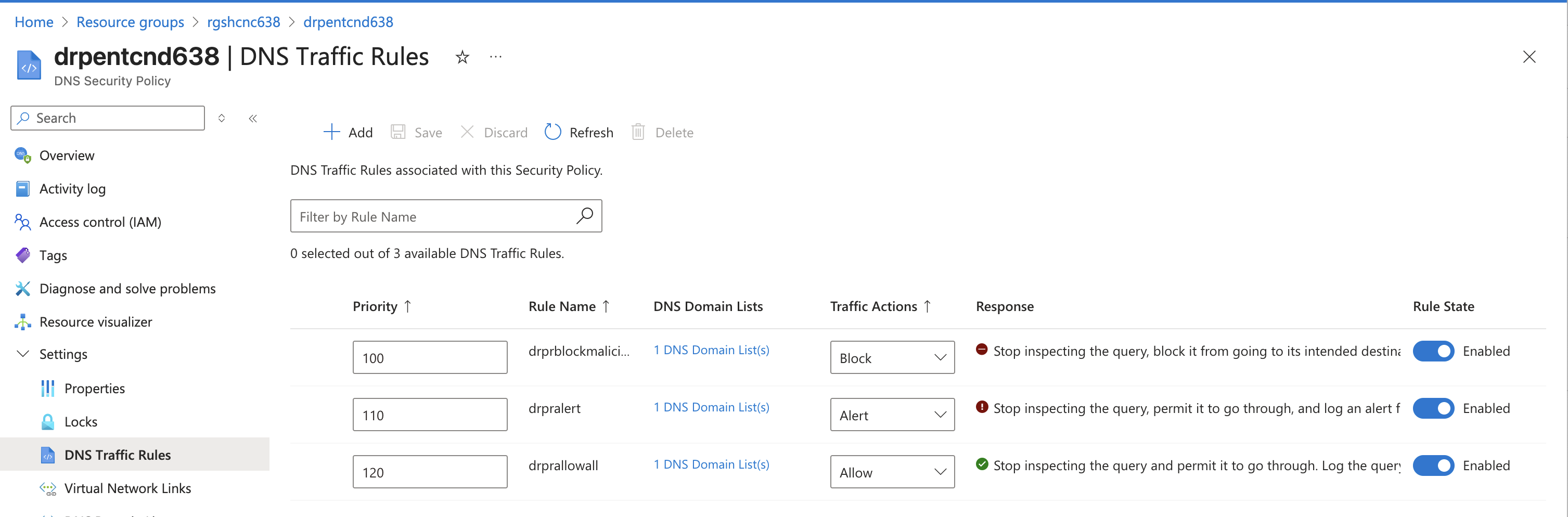 DNS in Microsoft Azure – DNS Security Policies | Journey Of The Geek