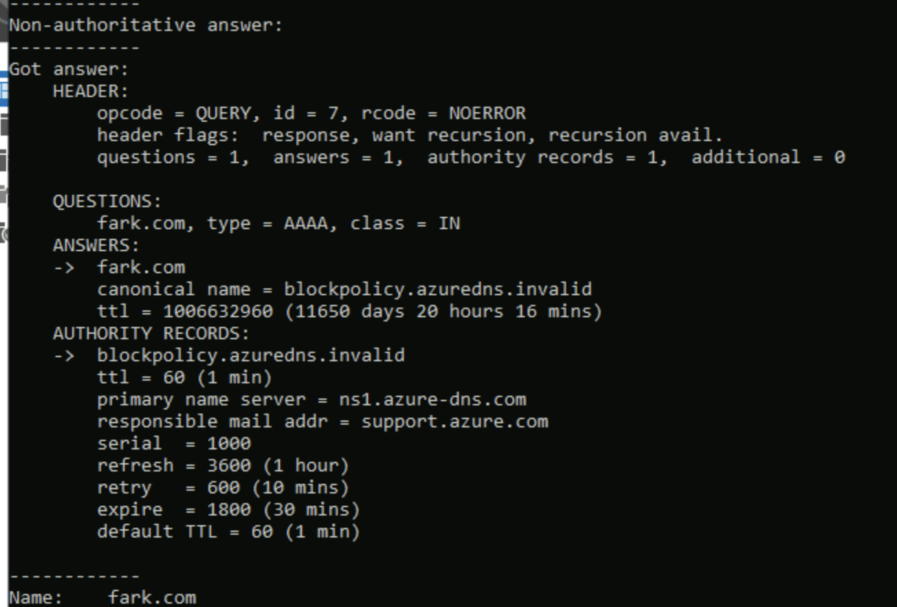 DNS in Microsoft Azure – DNS Security Policies | Journey Of The Geek