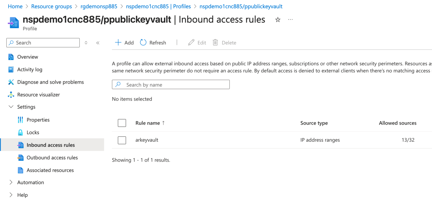 Network Security Perimeters – NSPs in Action – Key Vault Example ...